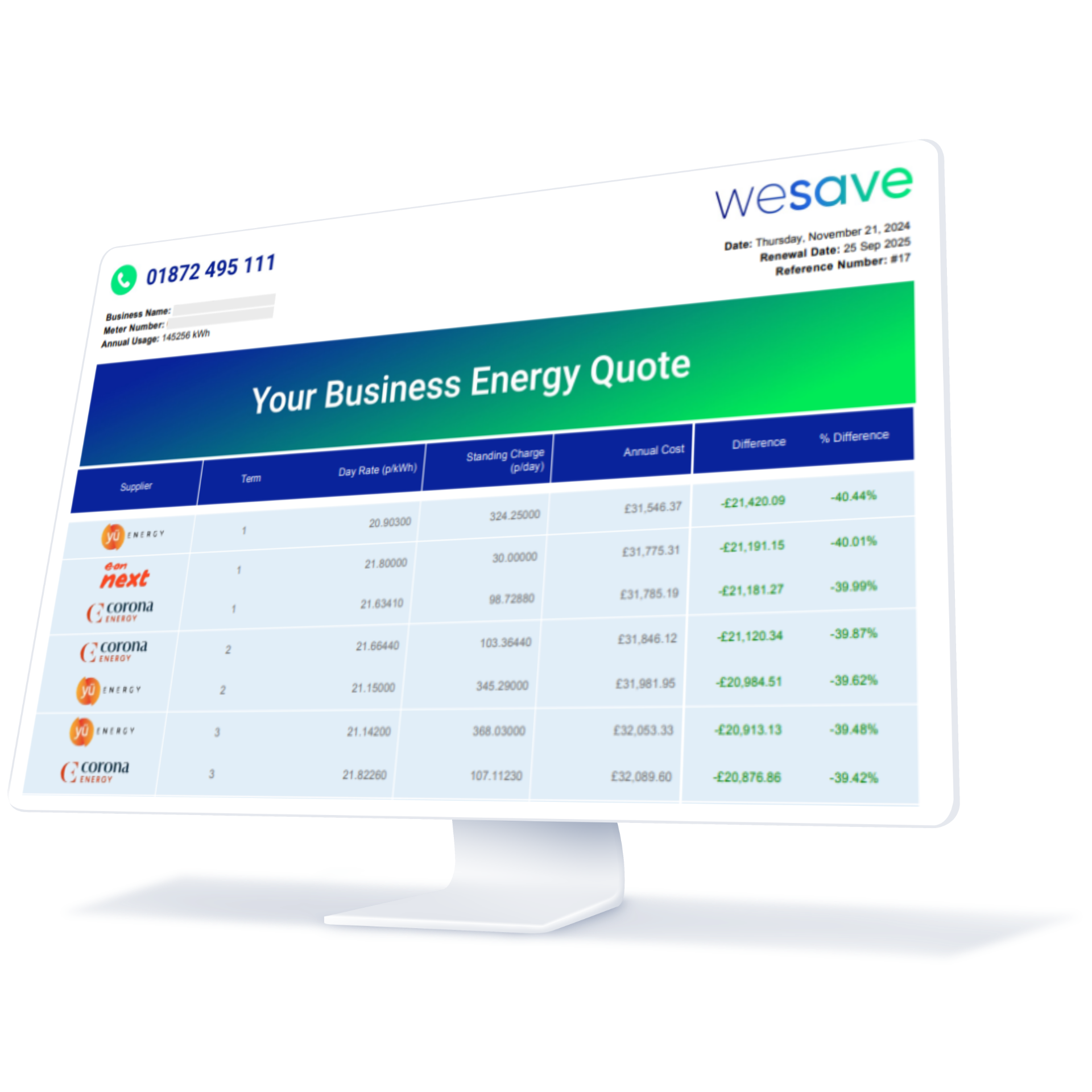 Yu Energy | Prices, Tariffs, Rates, Reviews & Contact - WeSave